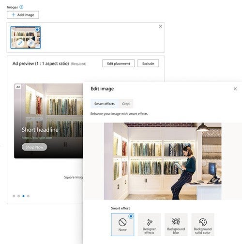 New Ad Creator automatically suggests images | Microsoft Advertising
