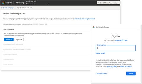 Save time by importing campaigns from Google Ads | Microsoft Advertising
