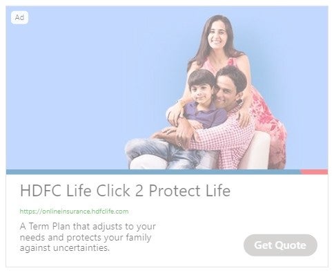 HDFC Life campaign delivers 850,000 impressions | Microsoft Advertising